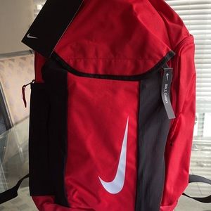 Nike | Bags | Nike Red Ball Carry Backpack | Poshmark